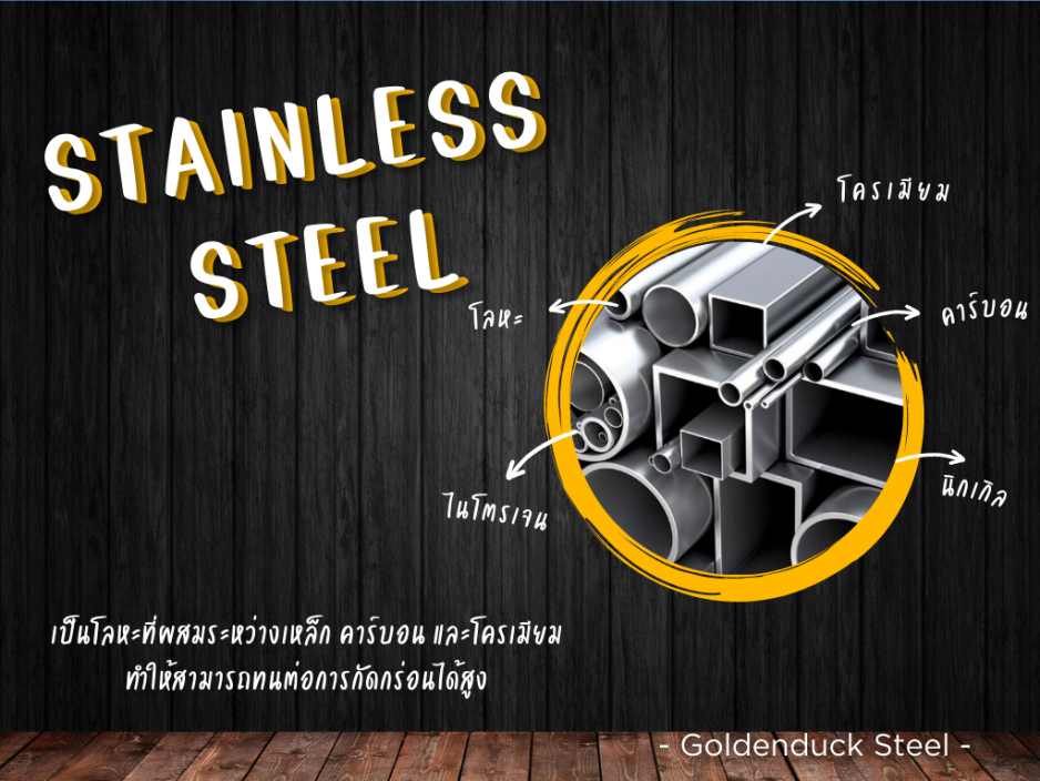 สแตนเลสสตีลคืออะไร ทำไมถึงไม่เป็นสนิม ? - Gldenduck Steel